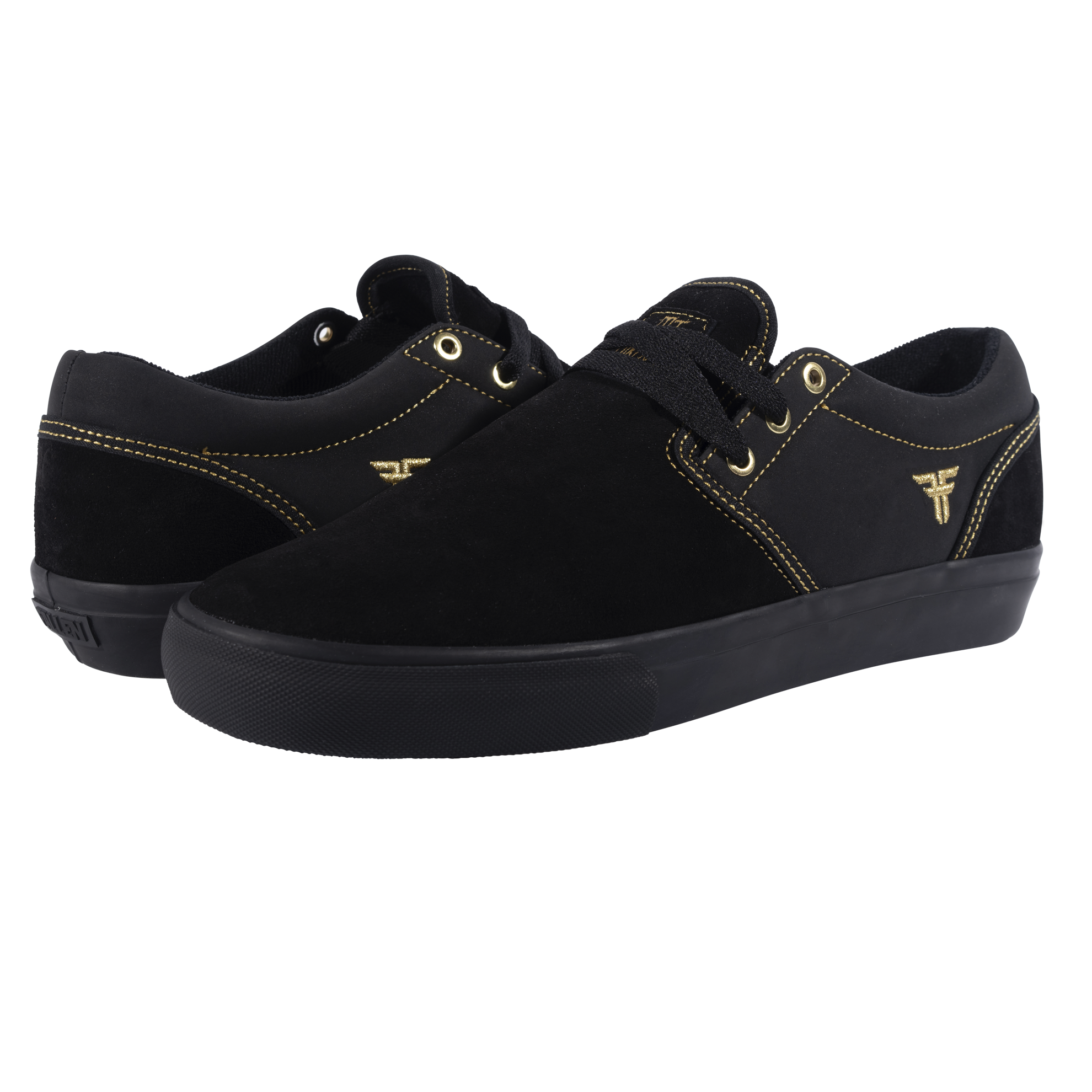 THE EASY - BLACK/GOLD - TJ PERSON - Vulc – fallenfootwear-eu